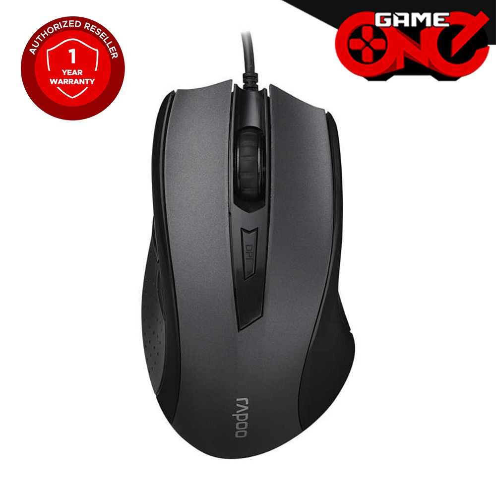 Rapoo N300 Optical Gaming Mouse [Black] | Shopee Philippines