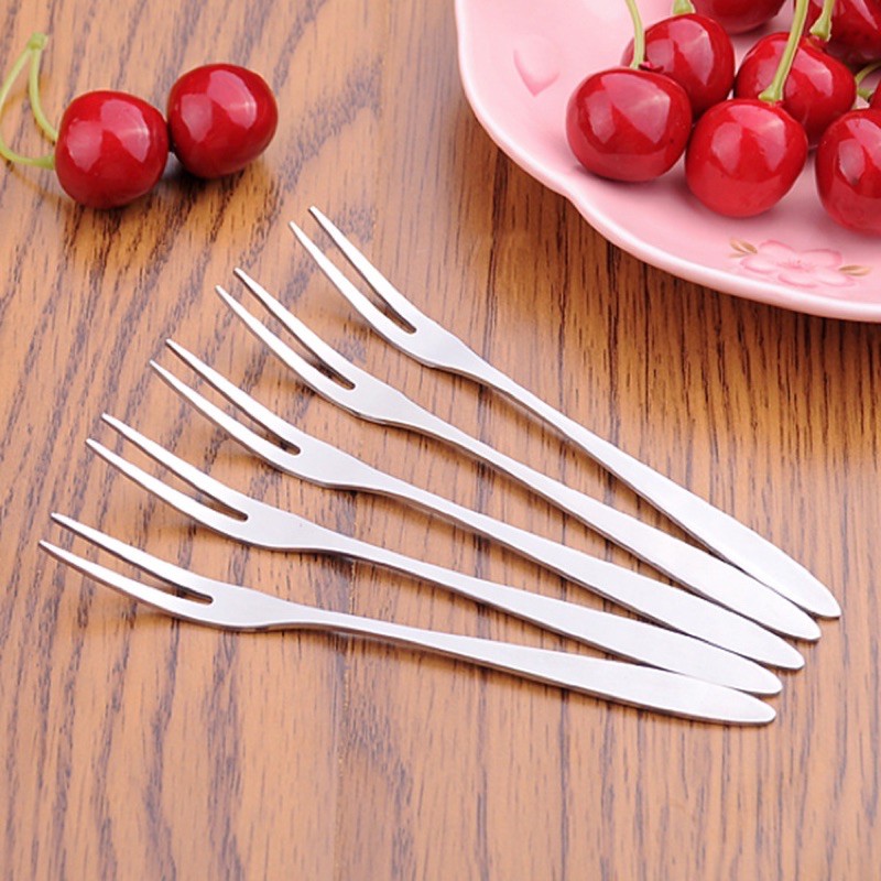 1pcs Exquisite Fruit Fork Flatware Fruit Fork Birthday Party Cake Fruit ...
