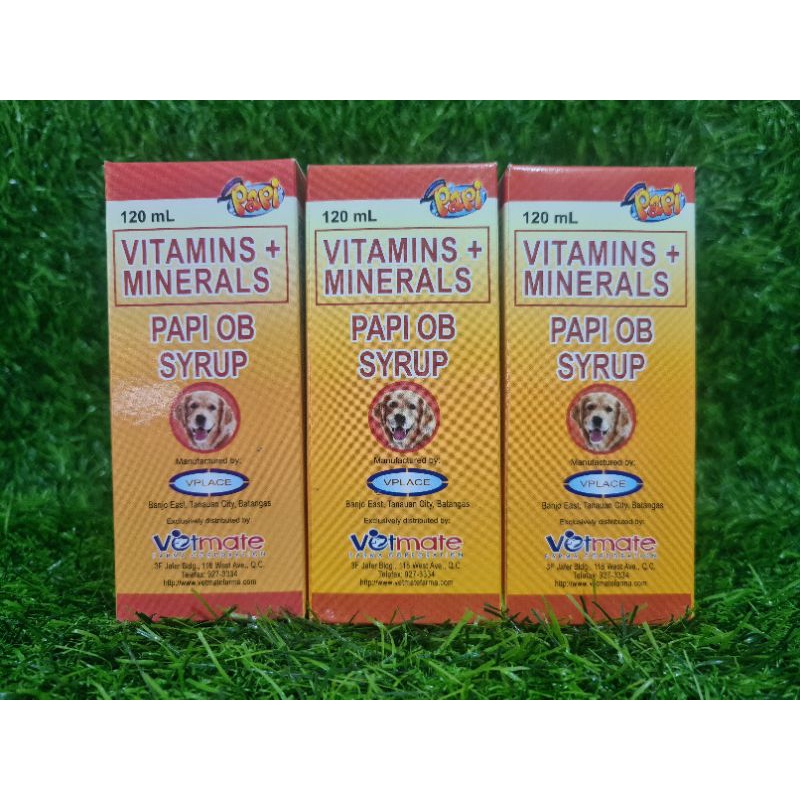 PAPI OB SYRUP ( VITAMINS + MINERALS ) 120ML | Shopee Philippines