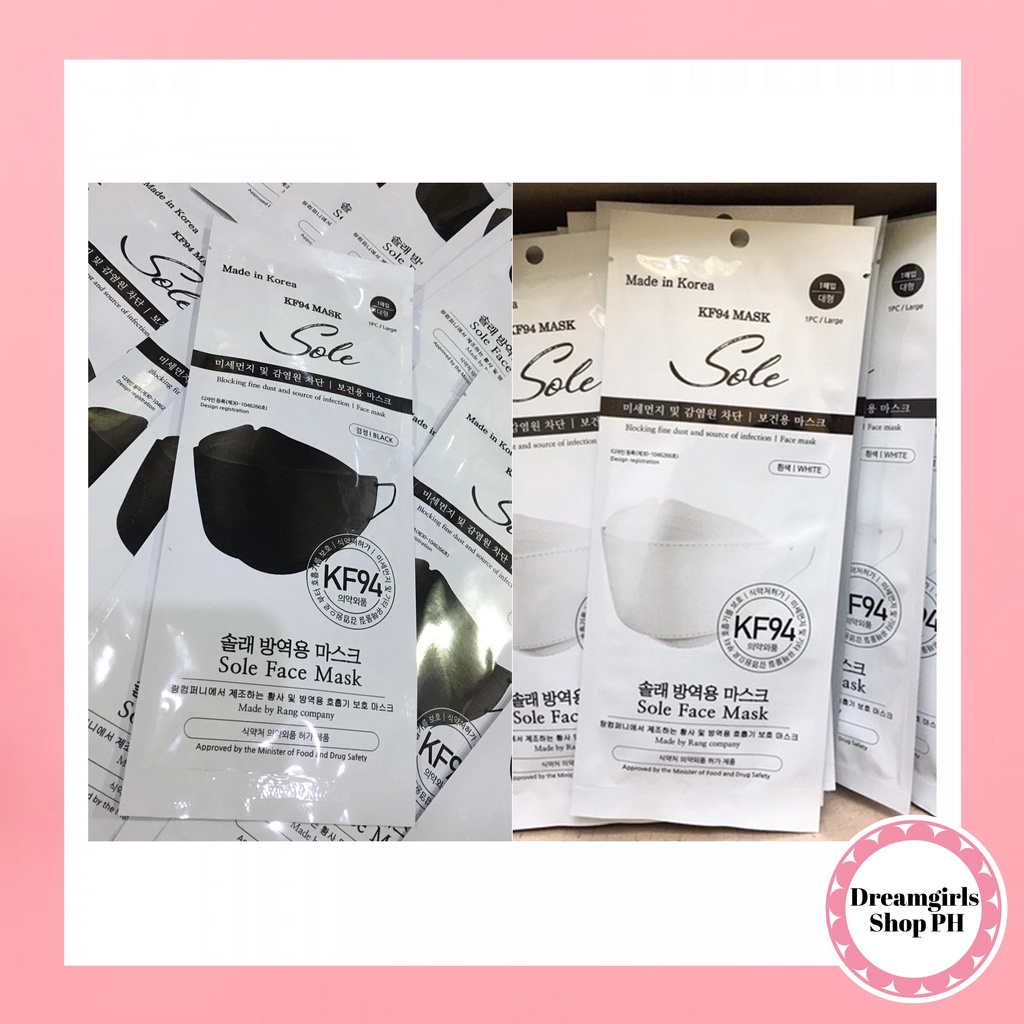 SOLRAE SOLE PREVENTION KF94 Mask 1pc (New Packaging) | Shopee Philippines