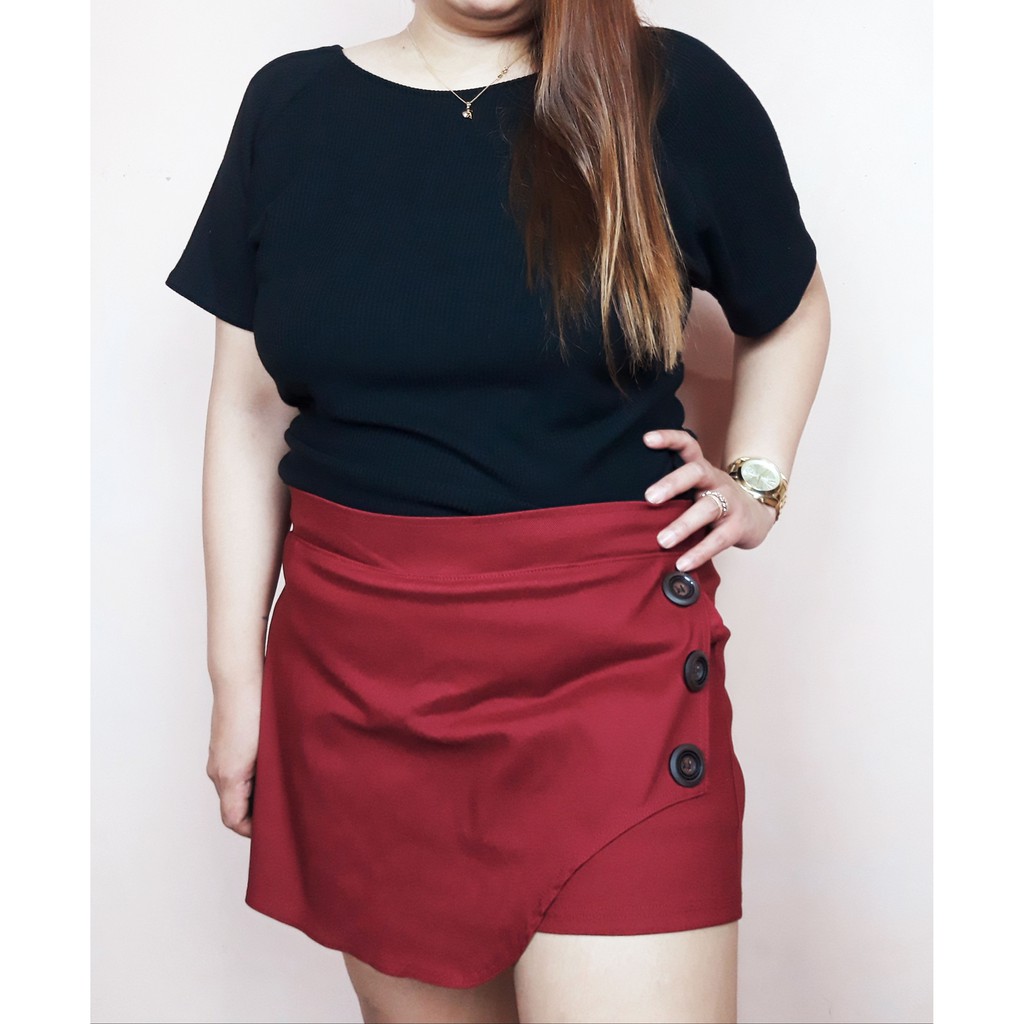 Plus size palda shorts trendy macarena | Shopee Philippines