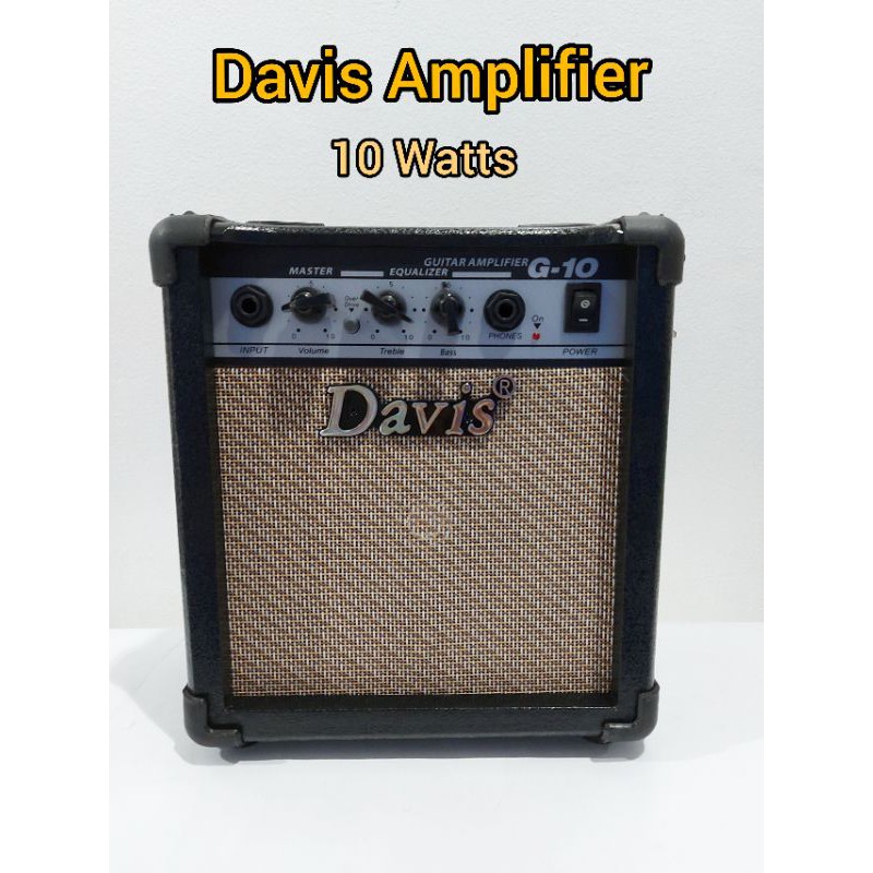 Davis Guitar Amplifier 10 Watts | Shopee Philippines