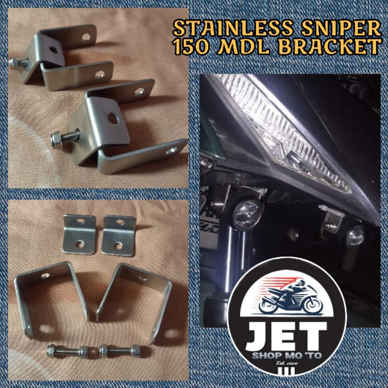 STAINLESS SNIPER 150 MDL BRACKET | Shopee Philippines