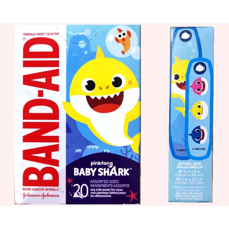 20s Baby Shark Band-Aid Bandages for kids | Shopee Philippines