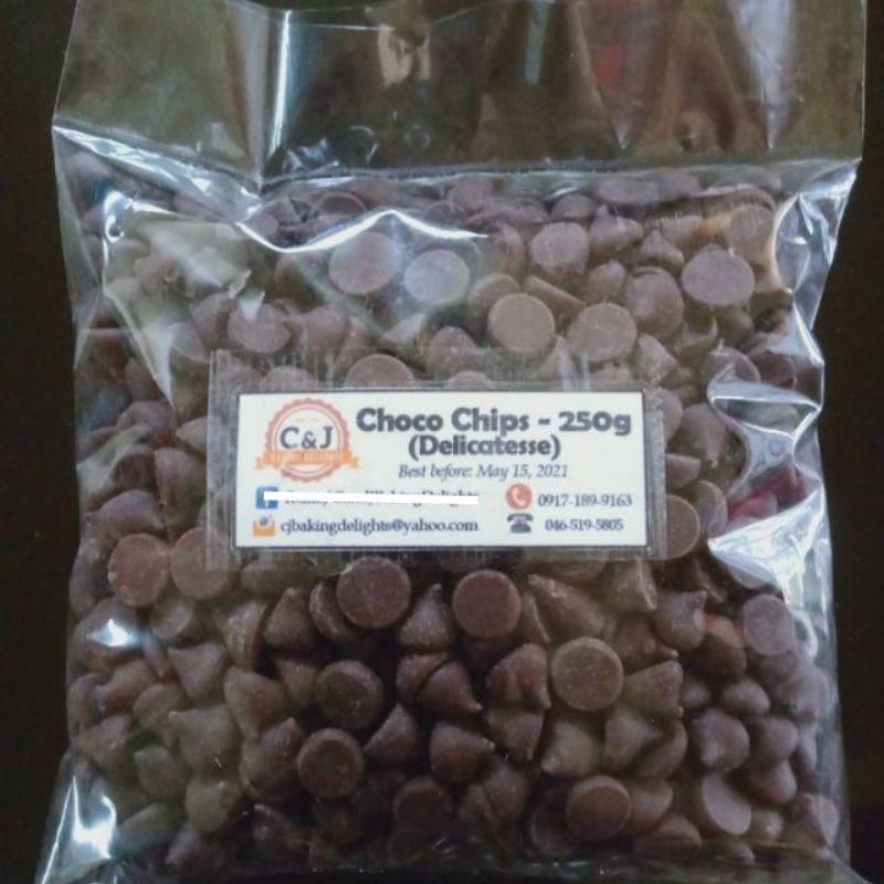Delicatesse Choco Chips / 250g | Shopee Philippines