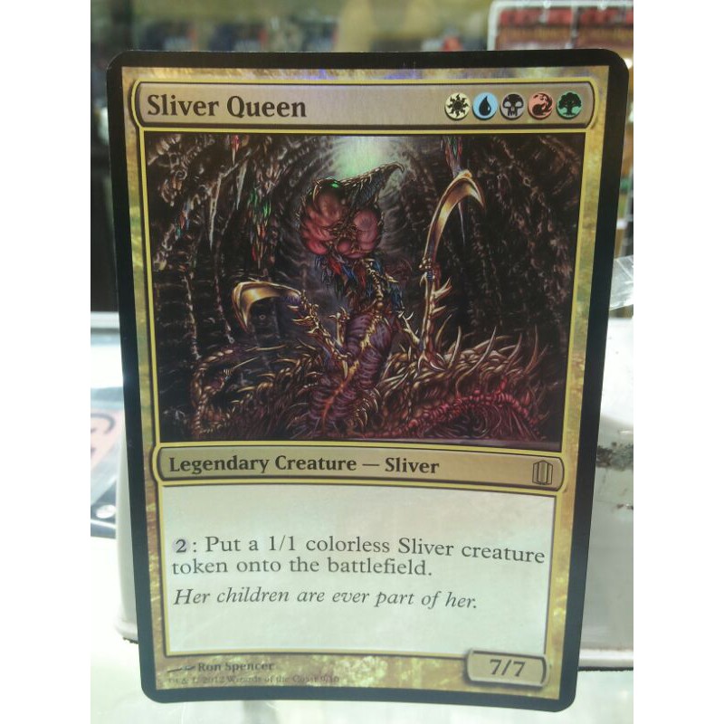 Magic: The Gathering(MTG) Card Sliver Queen CMDA Foil Oversized Card ...