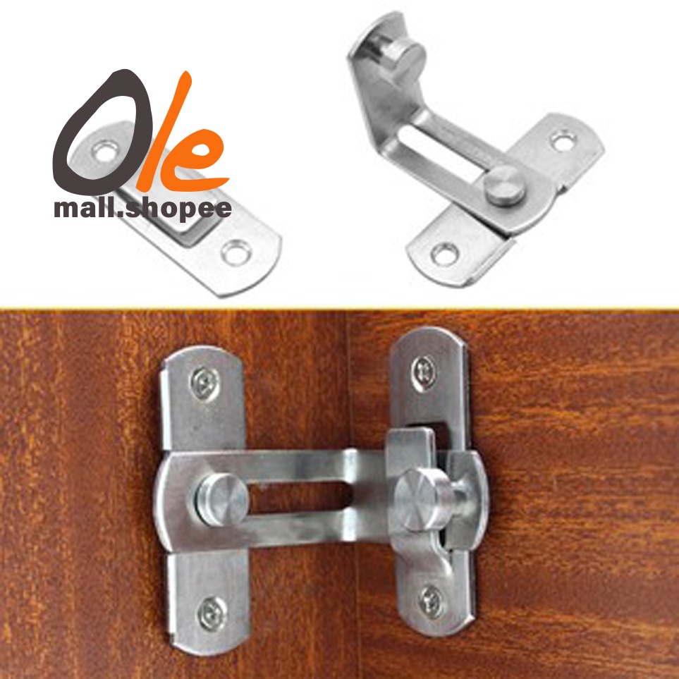 Stainless Steel 90 Degree Cabinet Toggle Door Bolt Latch Catch Clasp ...