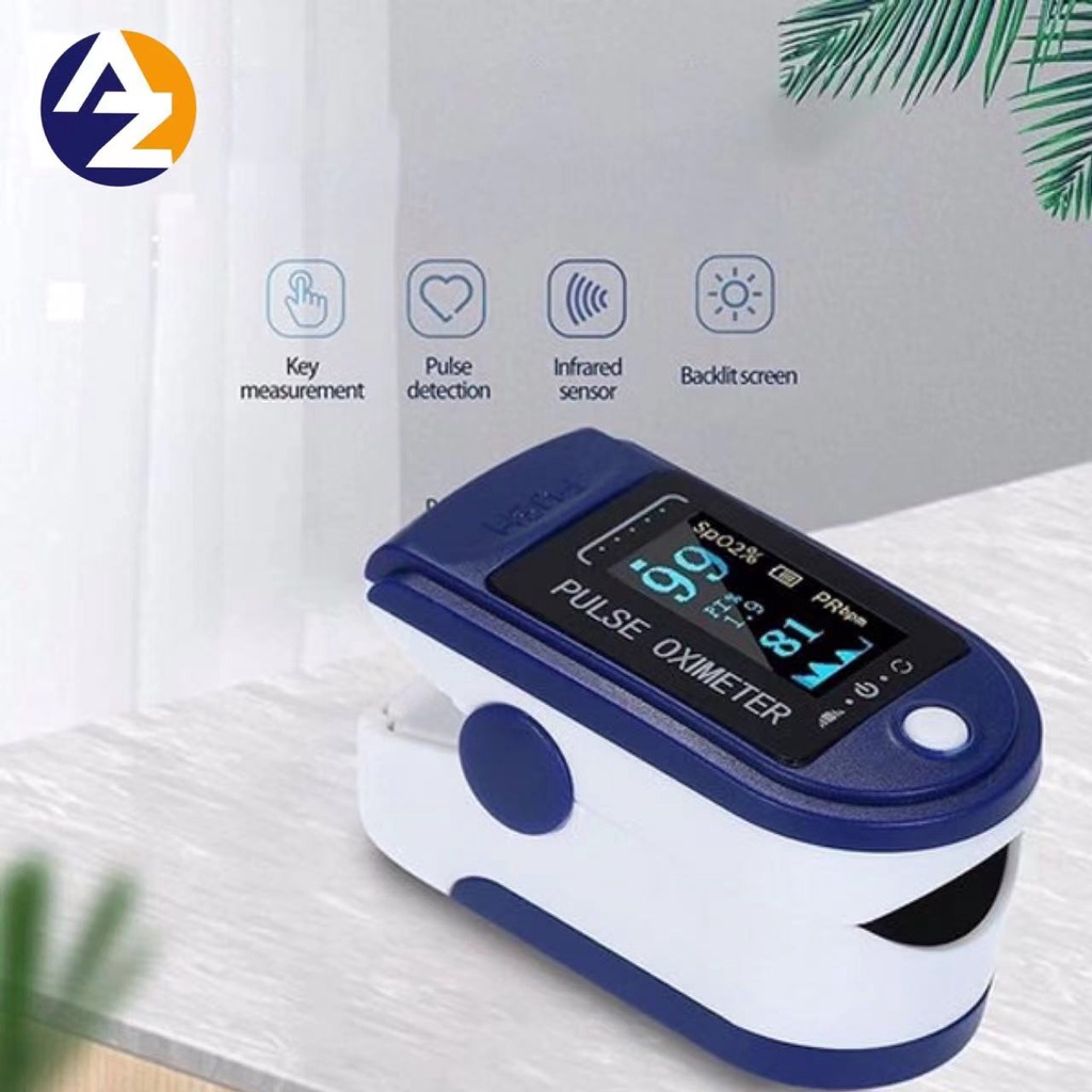 AZ Portable Fingertip Pulse Oximeter OLED Pulse Oximeter Display TD-01 ...