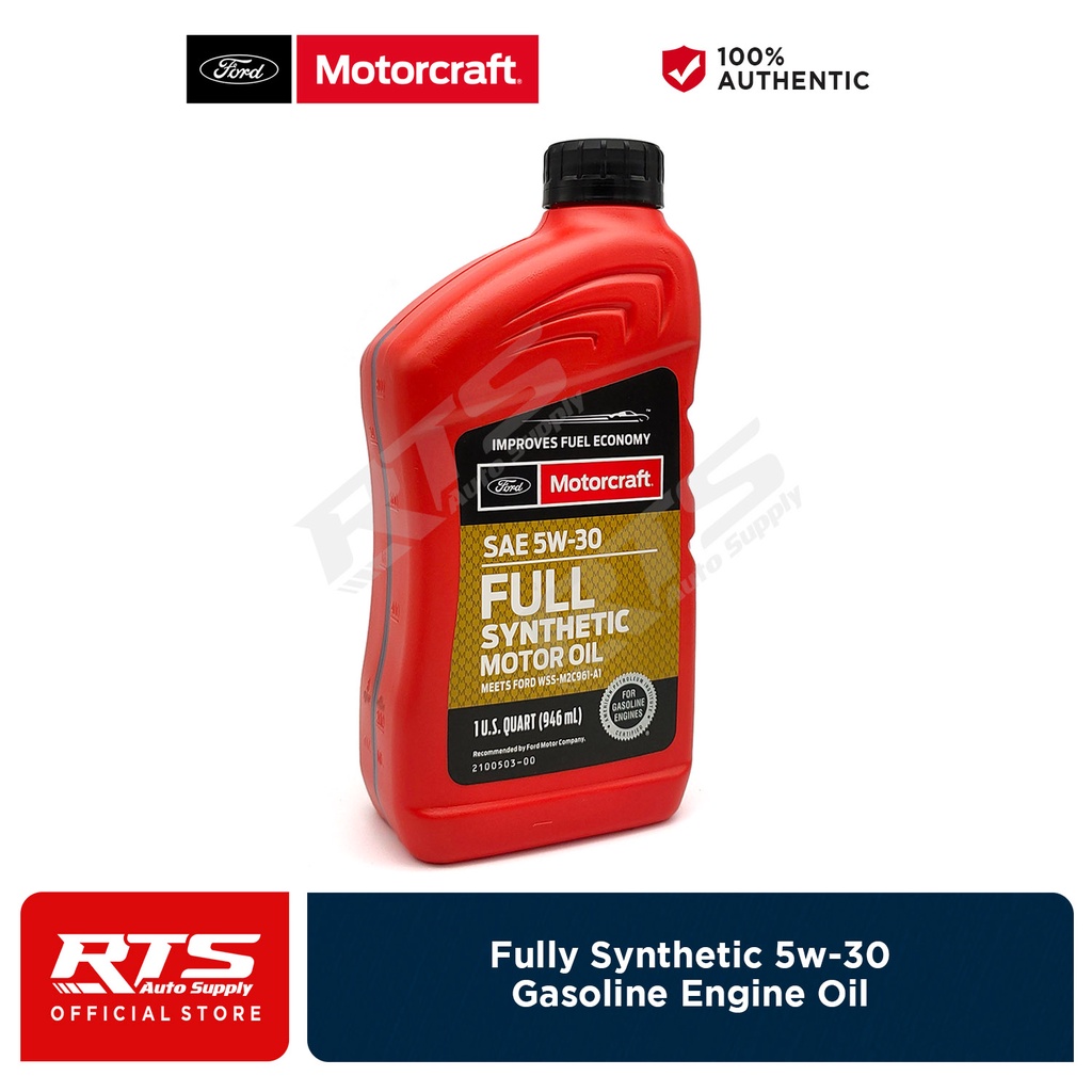 Motorcraft 5w30 Full Synthetic Gasoline engine - motor Oil 946mL ( X0 ...