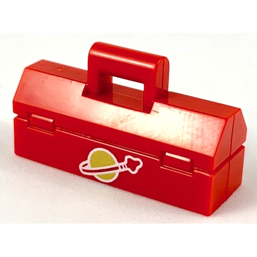 Toolbox with White Classic Space Logo LEGO Minifigure Accessory ...