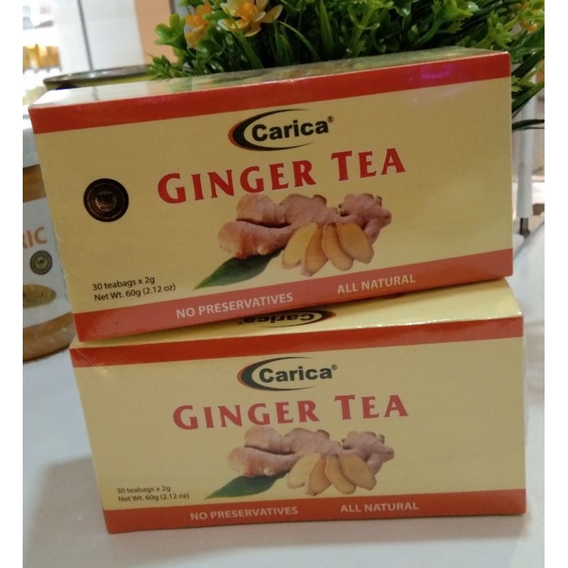 Carica Ginger Tea 30's | Shopee Philippines