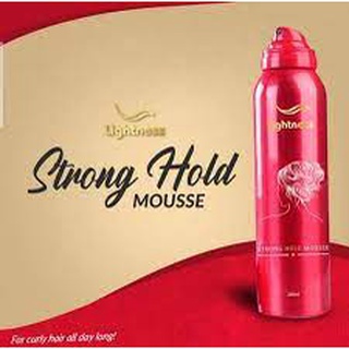 Lightness Hair Mousse Hair Spray 250ml ( Strong Hold ) | Shopee Philippines