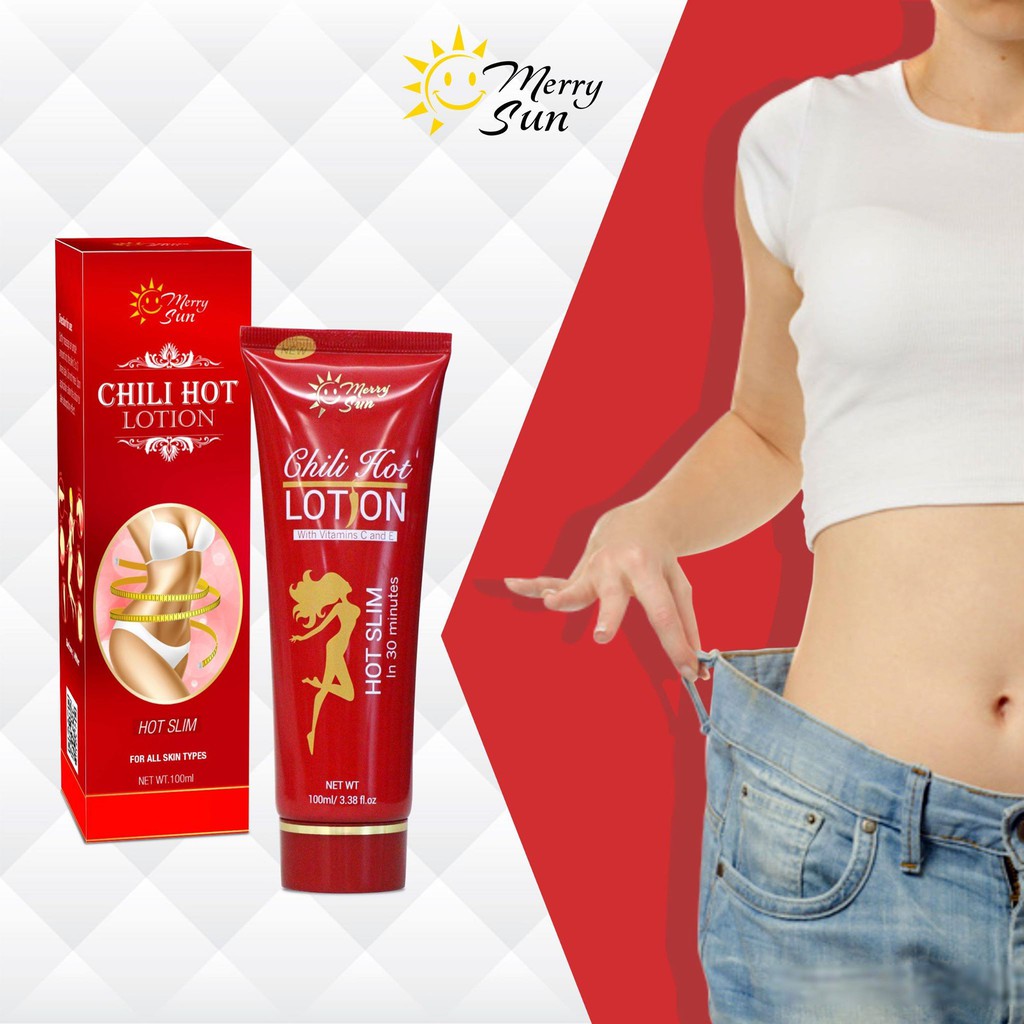 ORIGINAL Merry Sun Chili Hot Slim Lotion Pampaliit ng tyan at Pampawala ...