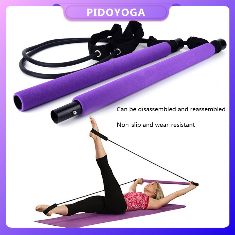 PIDO Pilates Stick Multifunctional Pilates Stick Yoga Pull Rod Portable ...
