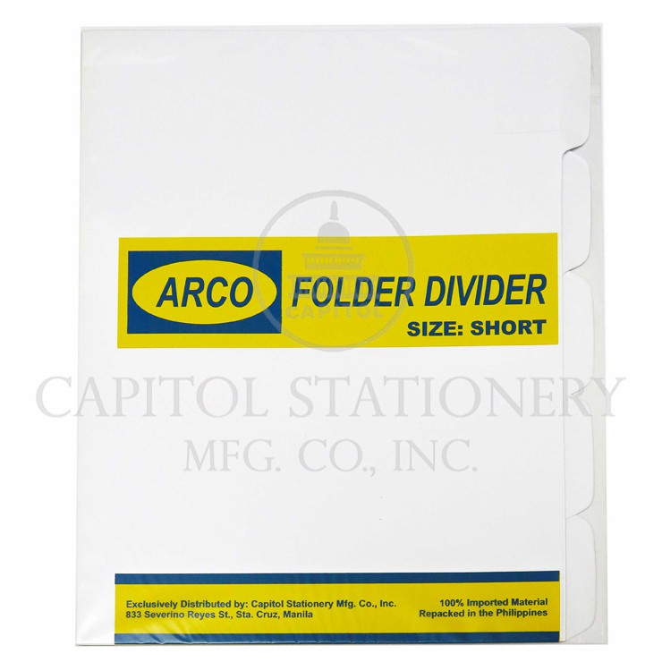 10sets ARCO Folder Dividers / Ring Guide / Folder Organizer, Letter ...