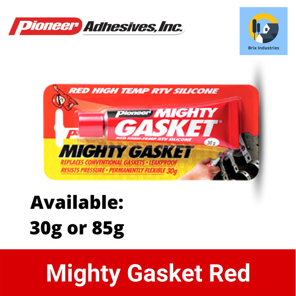 Pioneer Mighty Gasket Red High-Temp RTV Silicone 30g or 85g | Shopee ...