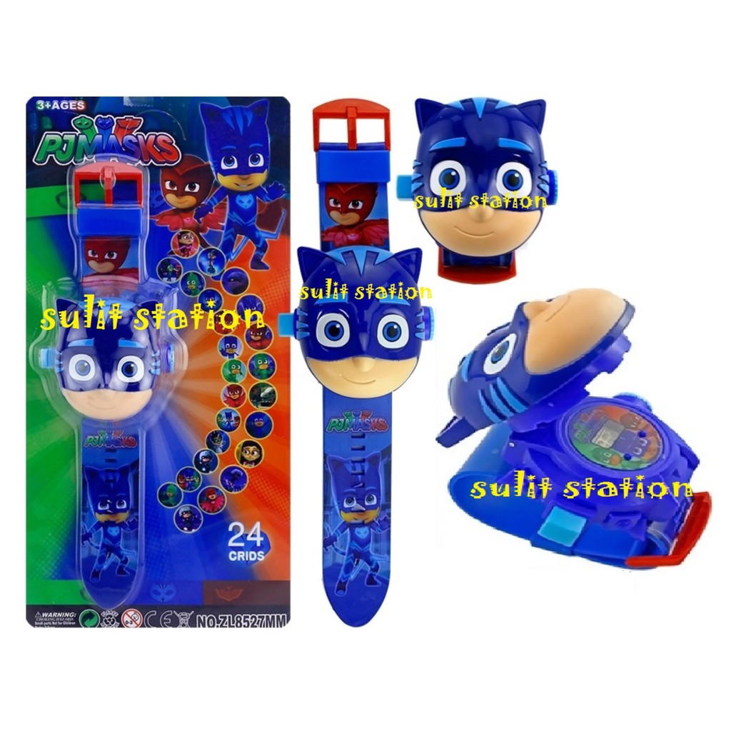 CHARACTER BLUE CAPE BOY MASKS CATBOY MASK 3d BIG HEAD PROJECTOR LED ...