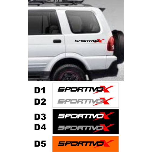 Isuzu Crosswind Sportivo X Sticker Design for Side | Shopee Philippines