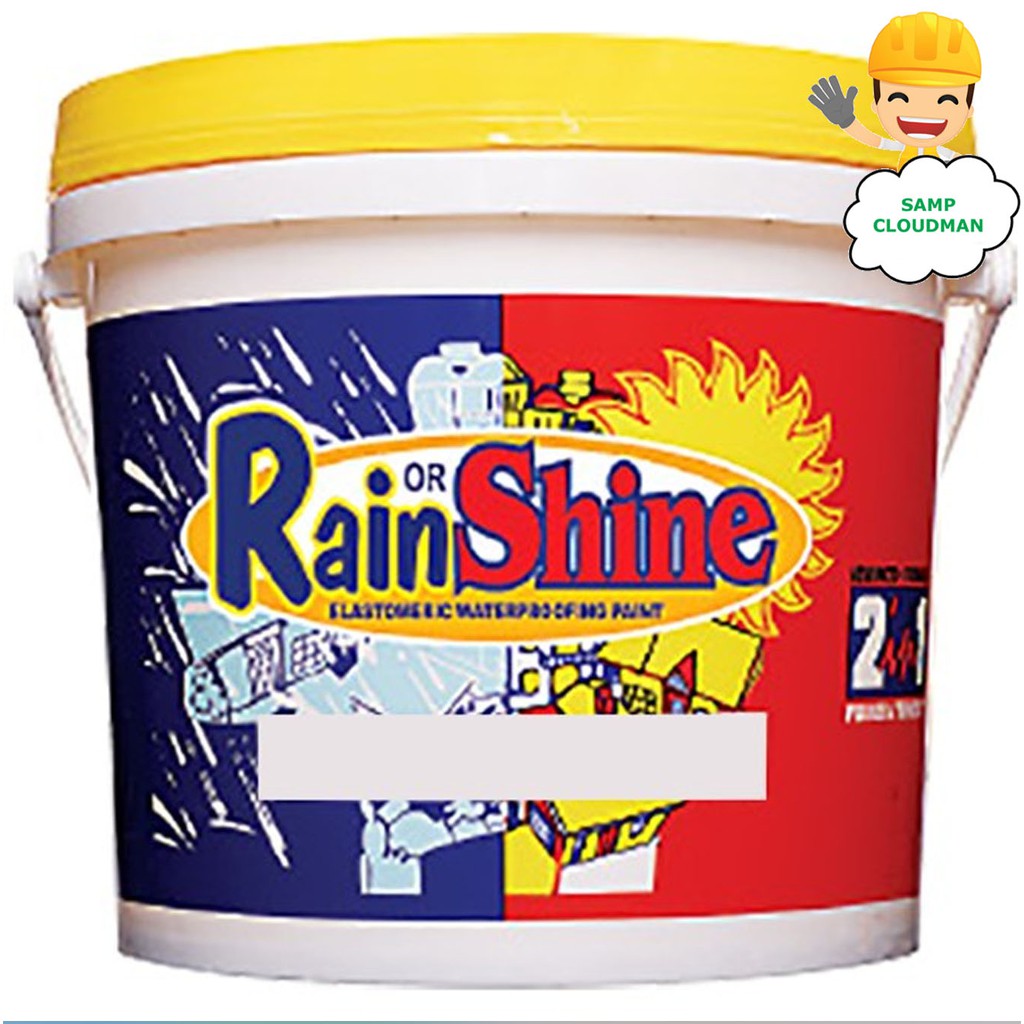 Rain or Shine Elastomeric Waterproofing Paint Gallon/ 4 Liters Chart ...