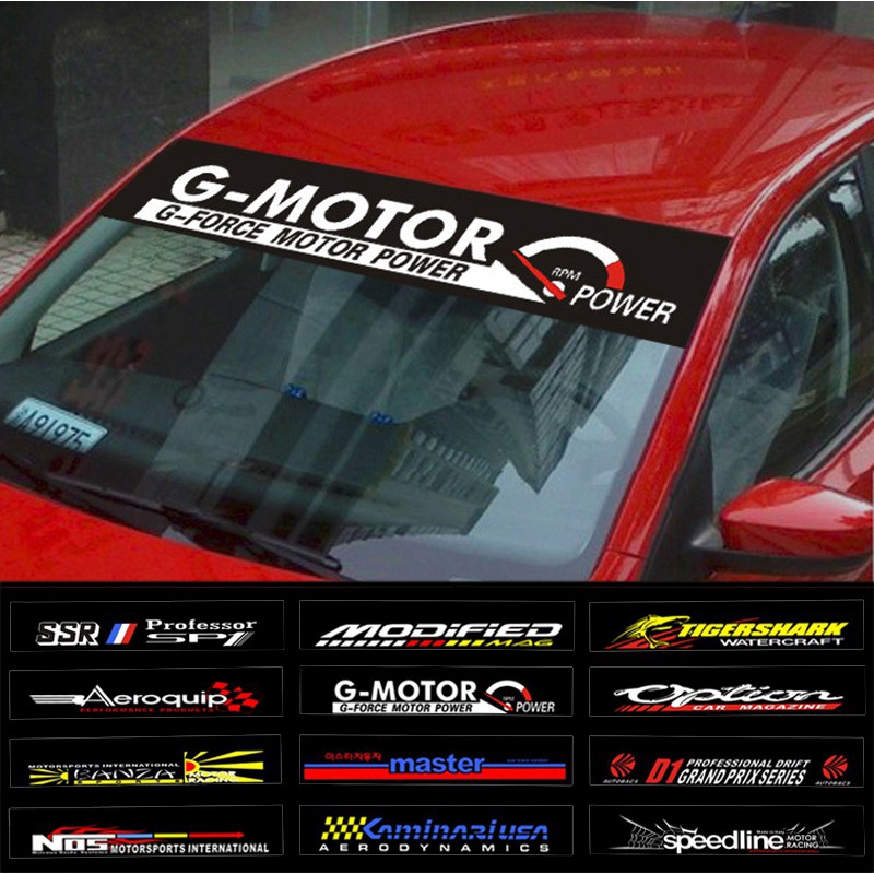 130x21cm Modified NOS Master G-Motor SSR Speedline Darkside Vinyl Car ...