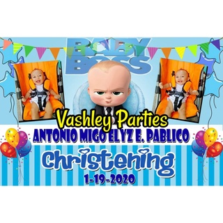 Boss Baby Tarpaulin / Christening and Birthday Tarpaulin | Shopee ...
