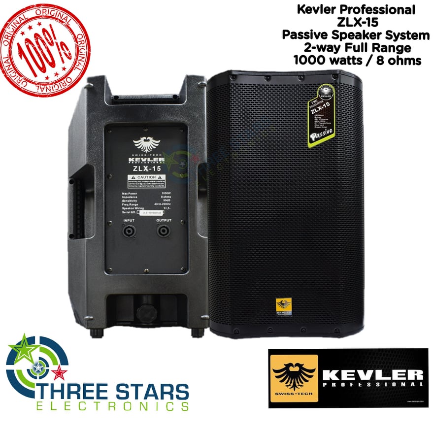 Kevler 2pcs ZLX-15 free 5M speakwire ZLX15 15iches Plastic molded loudspeaker 15 speaker 1000w ...