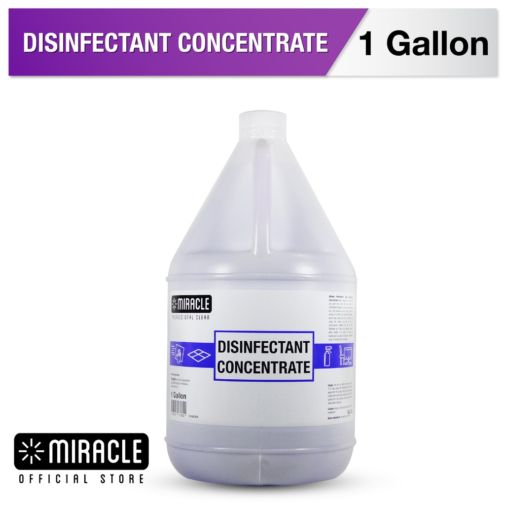 Miracle Clean Disinfectant Concentrate 1 Gallon | Shopee Philippines