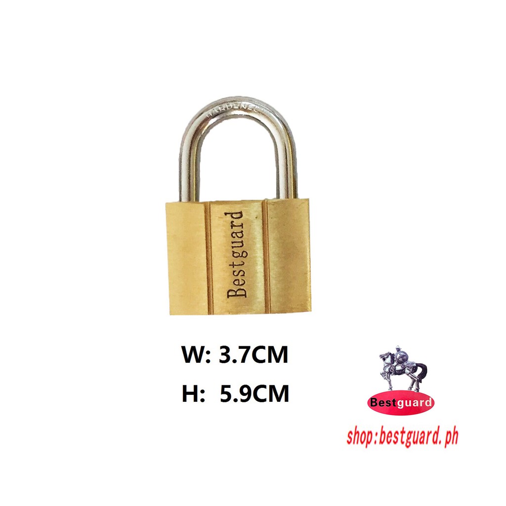 BESTGUARD BRASS PADLOCK 40MM A294 | Shopee Philippines