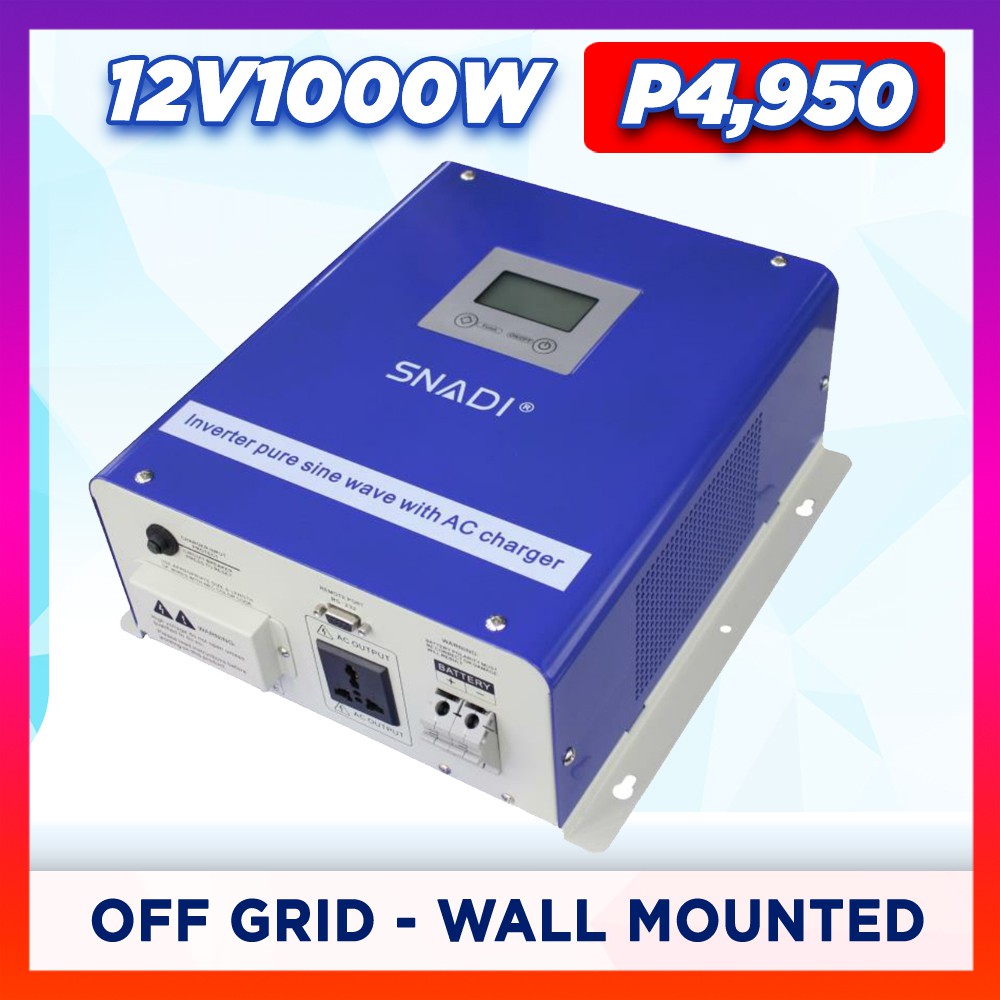 Solar Inverter Snadi Solar Inverter Toroidal Wall Mounted 12V1000W ...