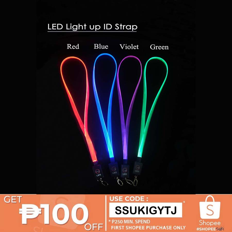 LED Light Up ID Strap COD | Shopee Philippines