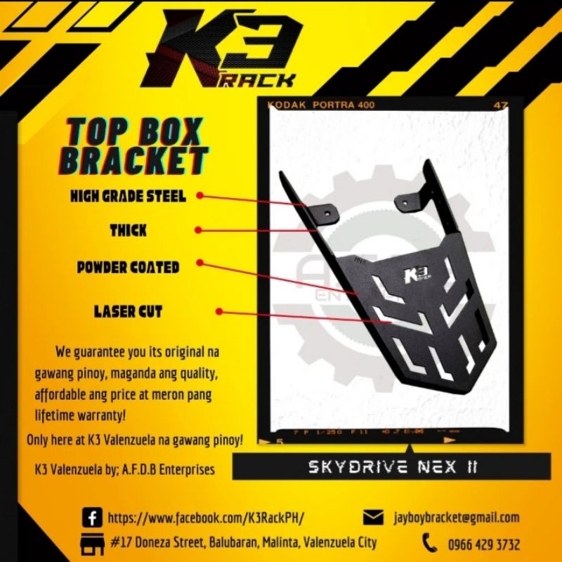 Suzuki Skydrive | K3 Rack | Shopee Philippines