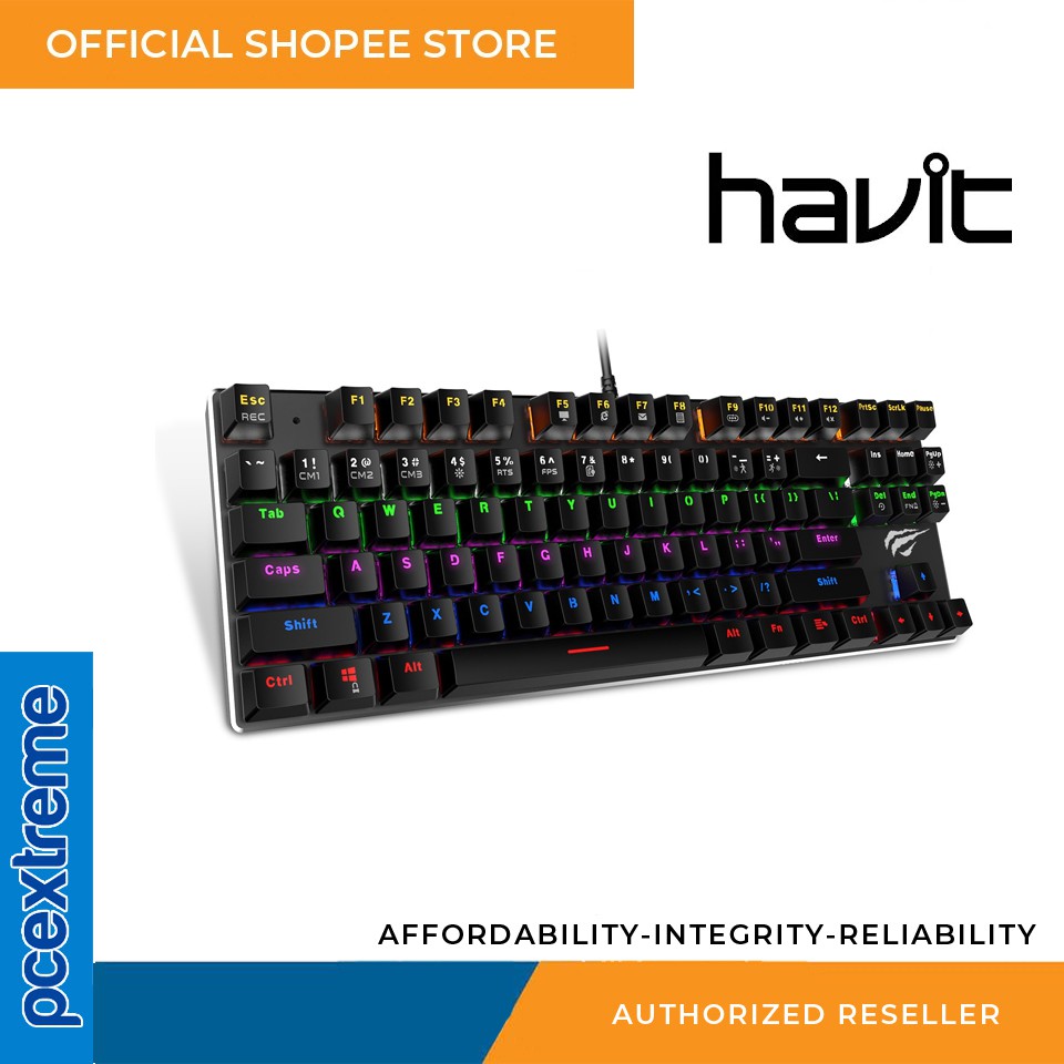 HAVIT GAMENOTE HV-KB435L Mechanical Gaming Keyboard | Shopee Philippines