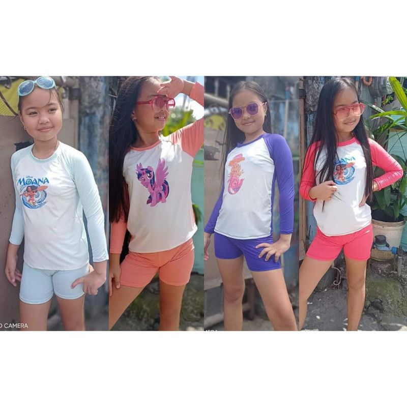 Rash guard for kids boy and girl | Shopee Philippines