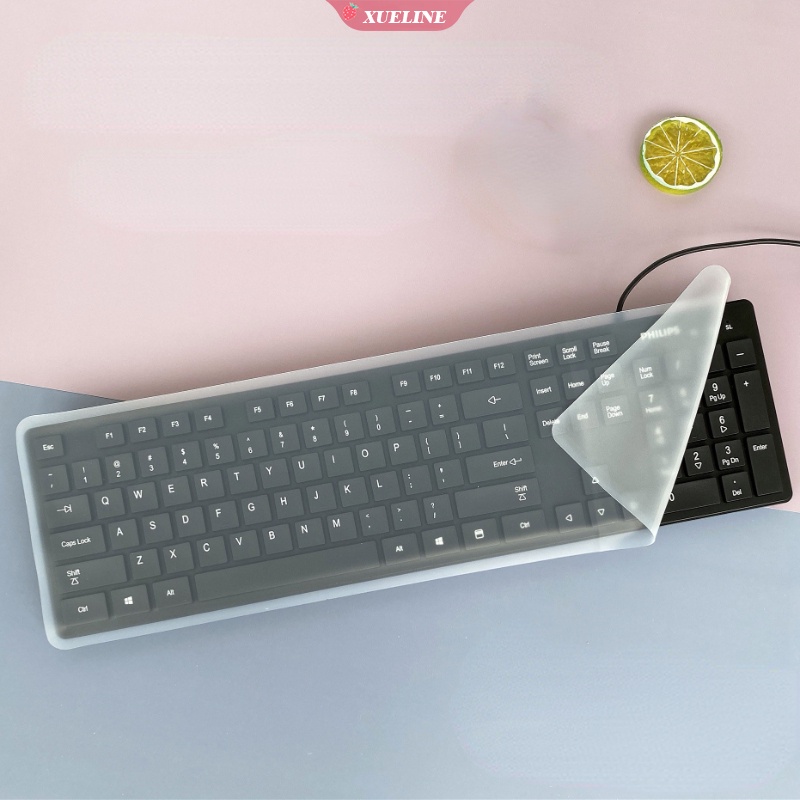 Universal Transparent Waterproof and Dustproof Silicone Keyboard Cover ...
