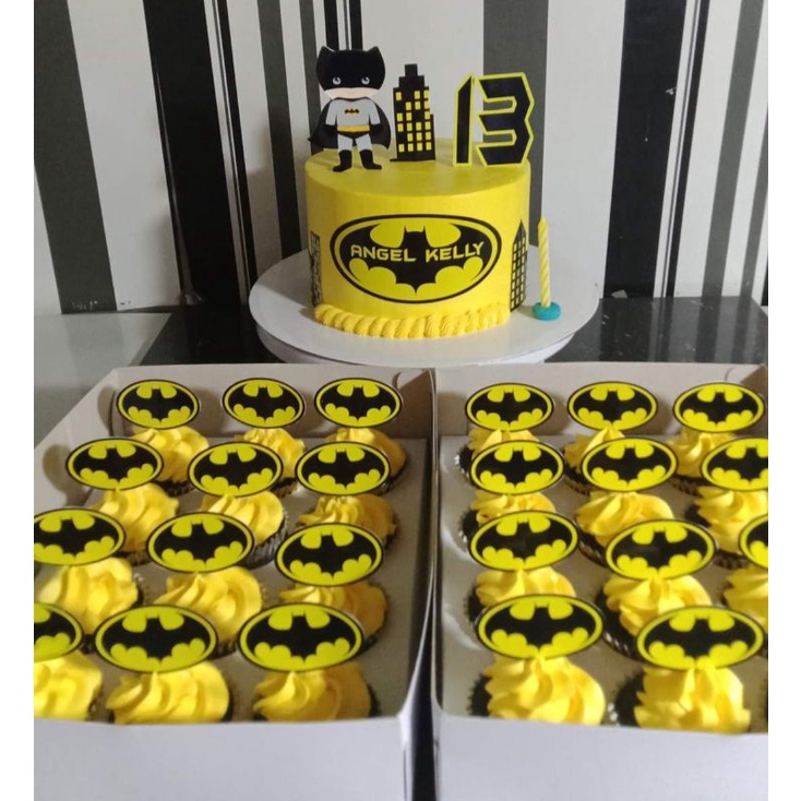 Batman theme cake topper | Shopee Philippines