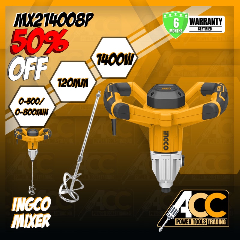 INGCO Mixer 1400w (MX214008P) | Shopee Philippines