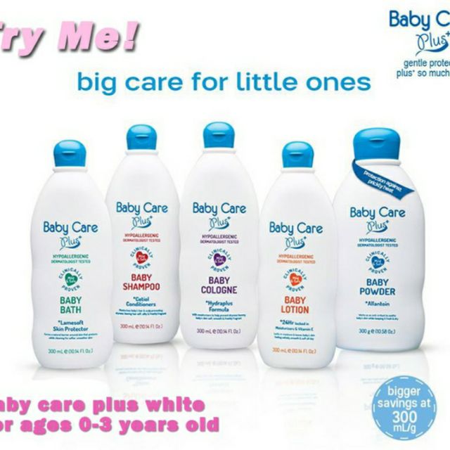 Original Baby Care Plus White 300ml/300g | Shopee Philippines