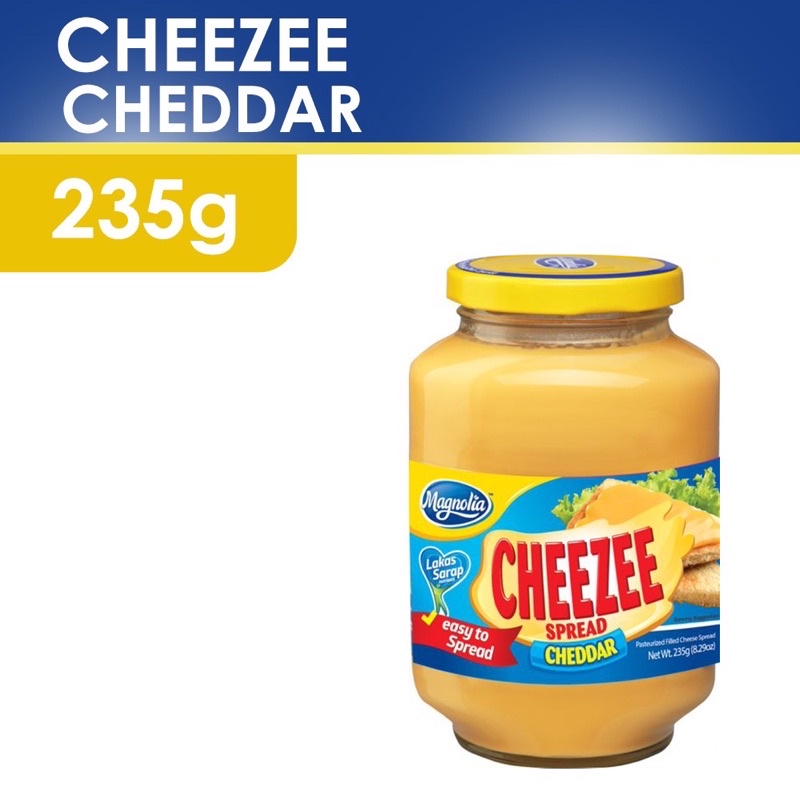 Magnolia Cheezee Spread Plain / Pimiento (235g) | Shopee Philippines