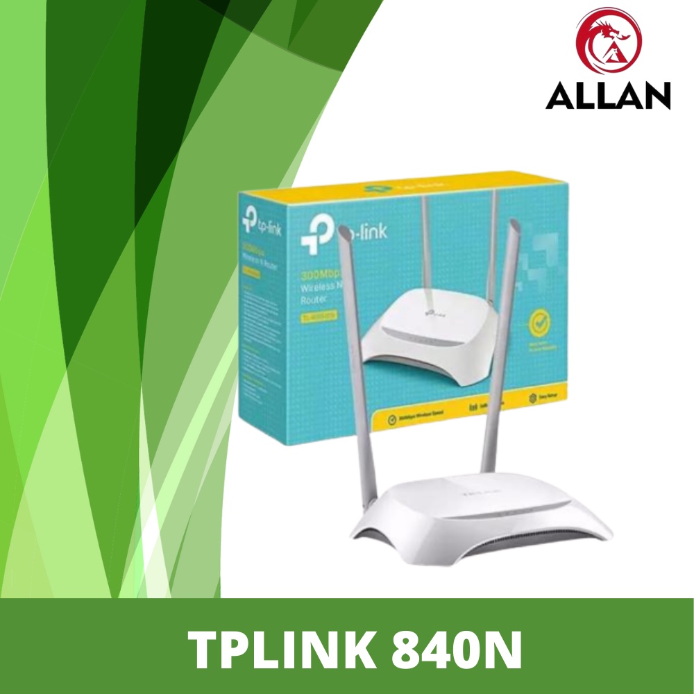TP-Link TL-WR840N 300Mbps Wireless N Router / tplink / tp-link / TP ...