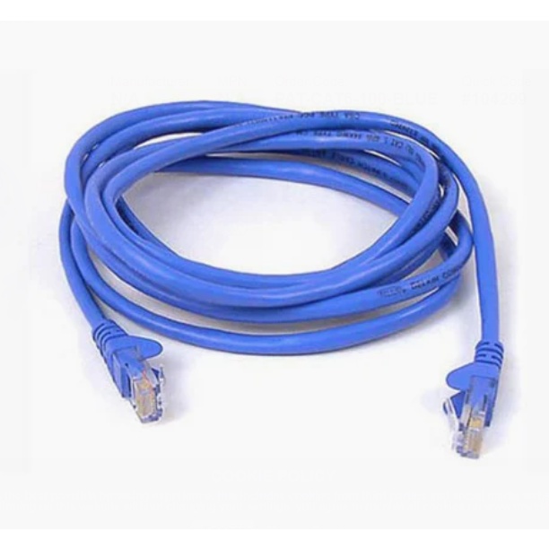 ALLAN Cat6 Ethernet 1.5m UTP Lan Cable Indoor Blue Cable | Shopee ...