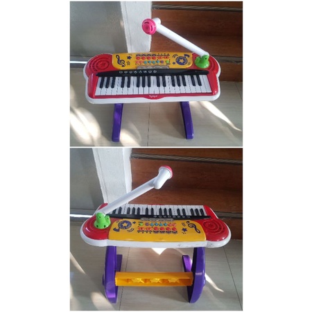 Authentic Japan Toyroyal Kids Keyboard Dx With Stand And Microphone ...