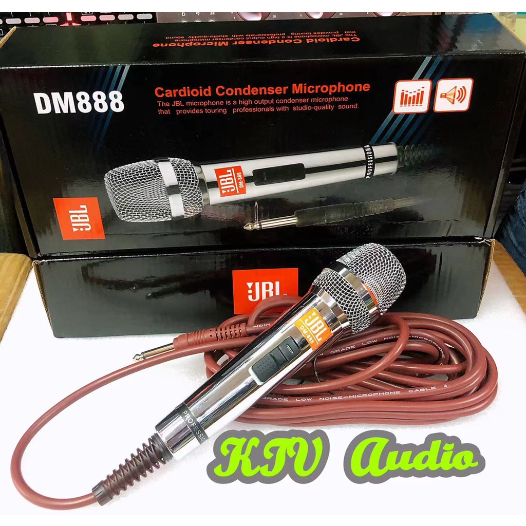 Microphone Heavy duty professional microphone DM888[silver]/TESTED ...