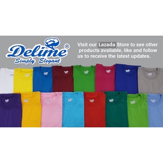 Delime Kids T-Shirt Round Neck Plain (Green) | Shopee Philippines
