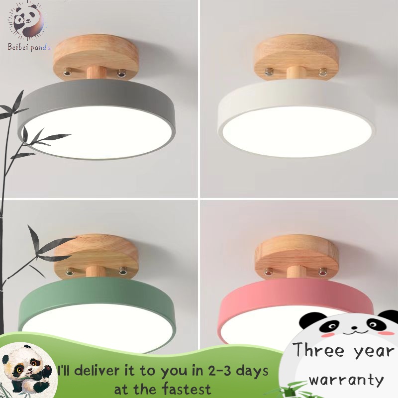 Nordic Led Wooden Ceiling light Modern center light for indoor living ...