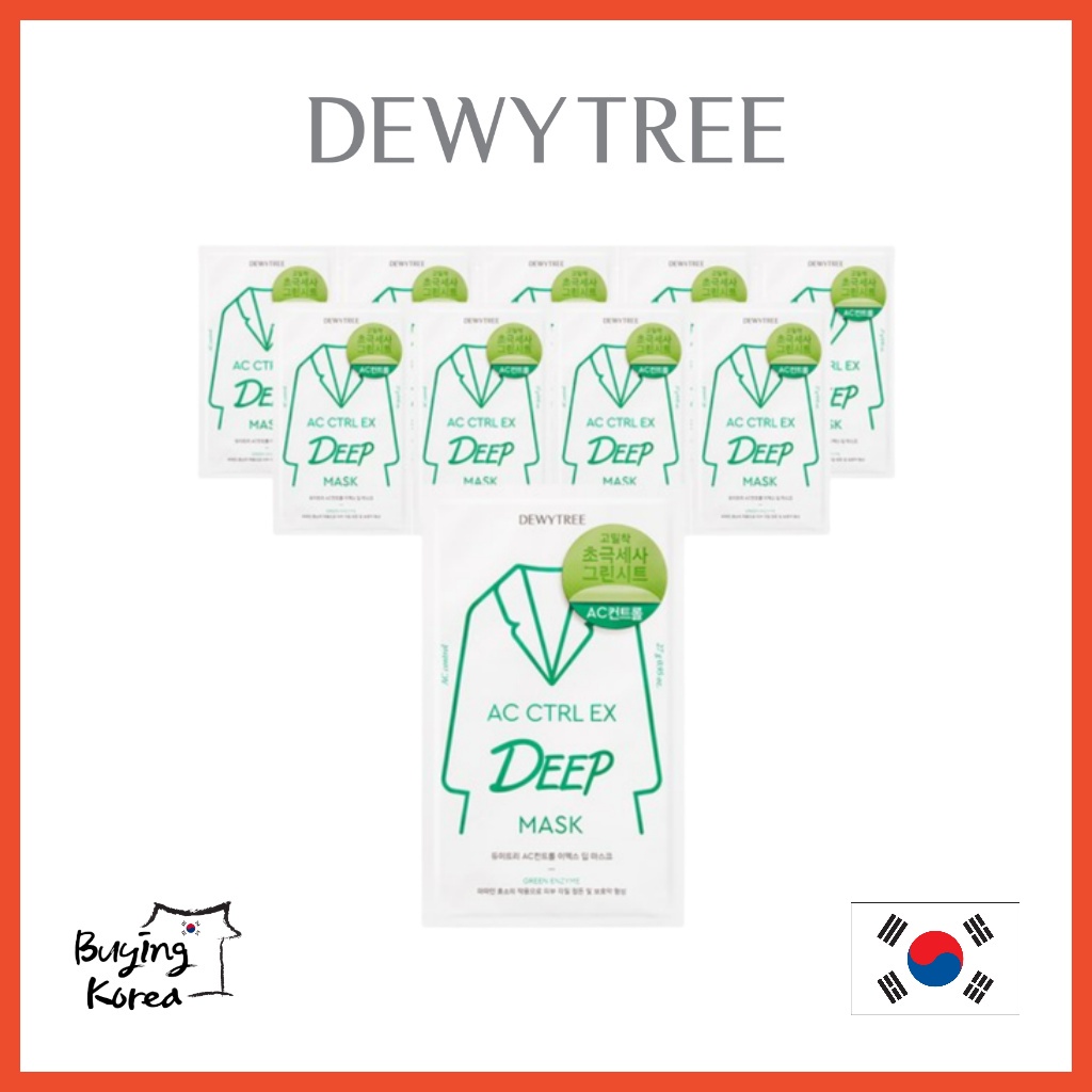 Dewytree AC Control EX Deep Mask pack 10 Sheets | Shopee Philippines