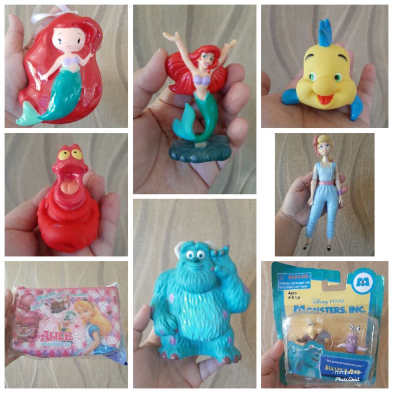 CLEARANCE SALE! Collectible Disney Ariel Alice Monsters Inc Toy Story ...