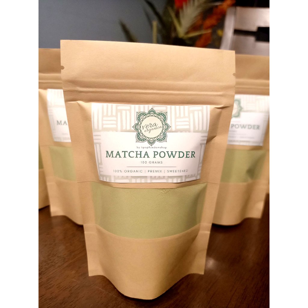 MATCHA POWDER LATTE FOR BEVERAGE SWEETENED PREMIX KETO ORGANIC 100 ...