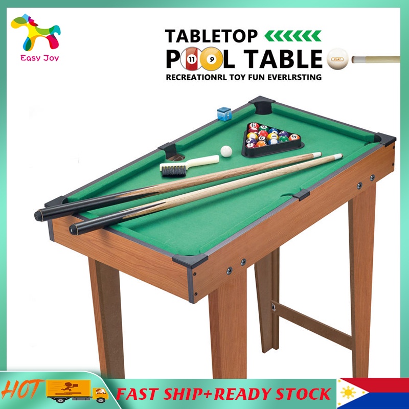 27 inches billiard Table set Mini pool table set wooden tall legs taco billiards table set ...