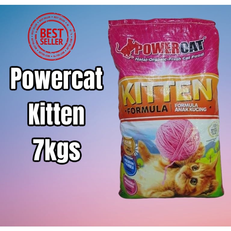 Powercat Kitten 7kgs, Ocean Fish 8kgs Cat Food | Shopee Philippines