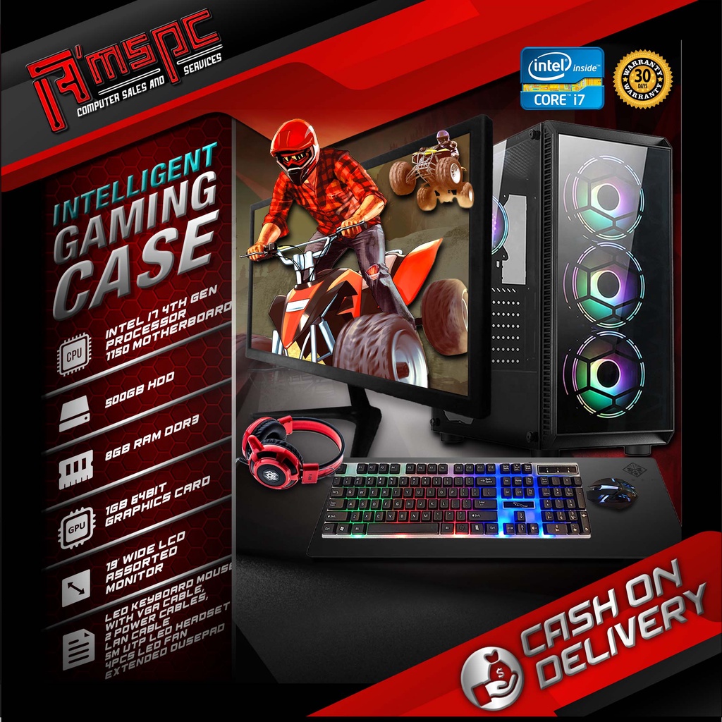 Desktop Gaming Intel core i7 4th gen | 8gb ram | 500gb hdd | 1gb ...